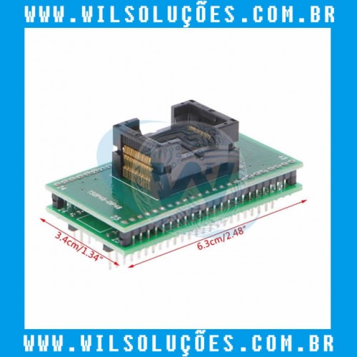 Socket TSOP48-DIP48 - Adaptador para Nand